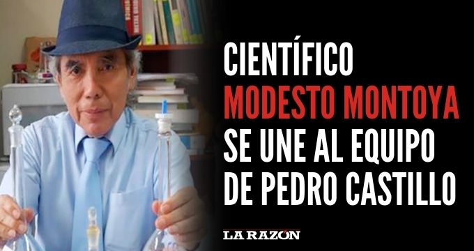 Científico Modesto Montoya se une al equipo de Pedro Castillo - La Razón