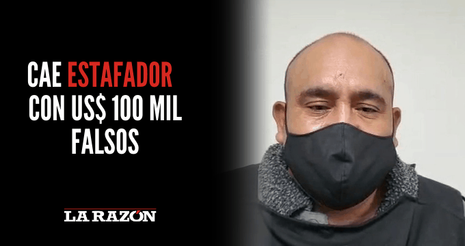 SJL: Estafador cae con US$ 100 mil falsos
