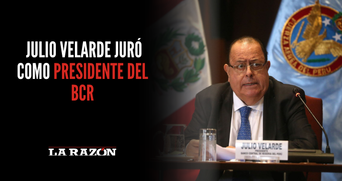 Julio Velarde juró como presidente del BCR - La Razón