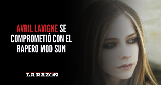 Avril Lavigne se comprometió con el rapero Mod Sun