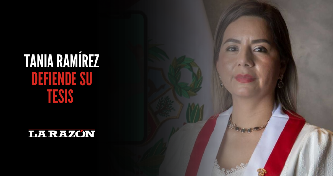 Tania Ramírez defiende su tesis - La Razón