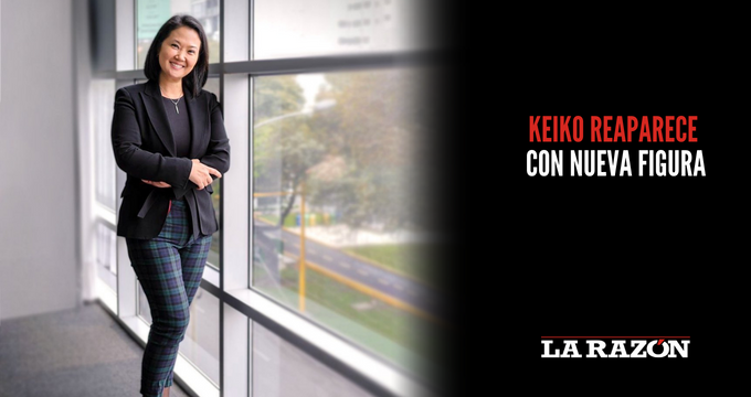 Keiko reaparece con nueva figura - La Razón