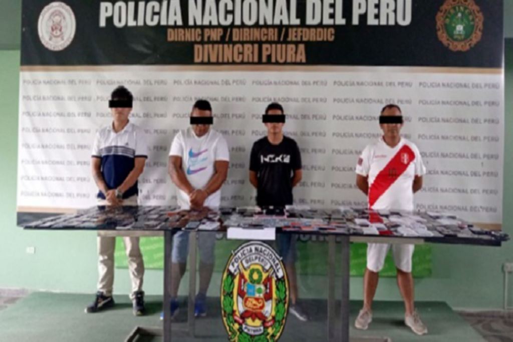 En Piura, la policía decomisa casi 100 celulares y arresta a 4 en ...
