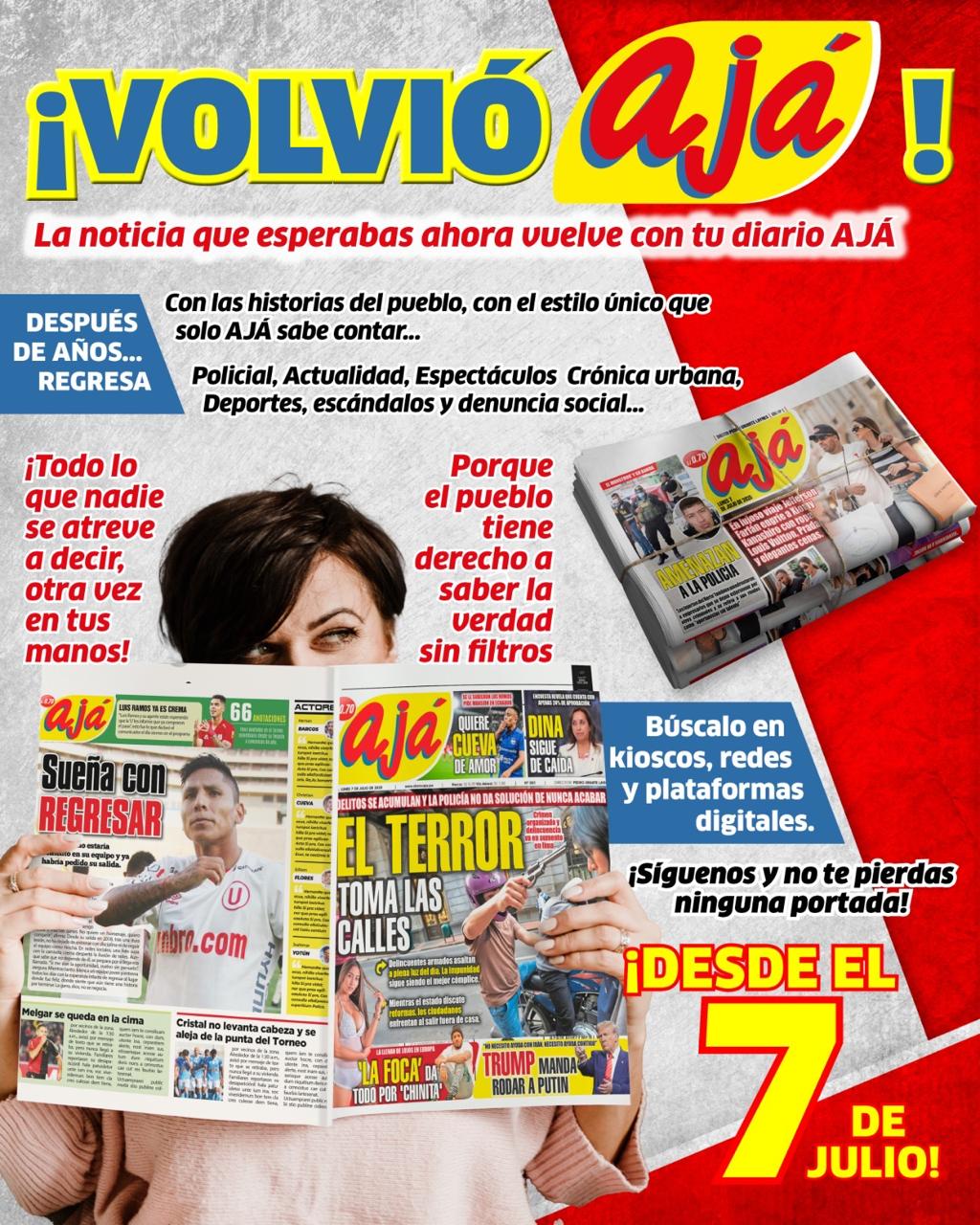 ¡Vuelve el diario Ajá con más fuerza que nunca! - La Razón